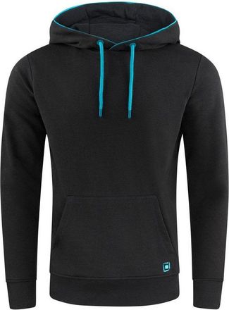 Riverso Kapuzenpullover Herren Hoodie RIVSandro Regular Fit Longsleeve Sweatshirt mit Cross-Over-Kragen und K&auml;ngurutasche