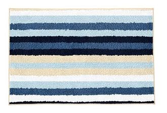 Kleine Wolke Badteppich Lago mit 60 x 90 cm in Navy aus 100% Polyester