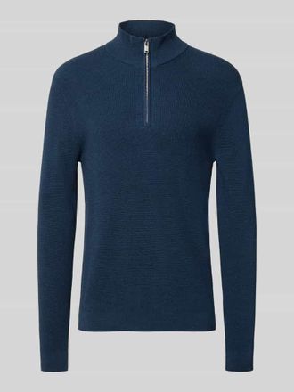 Matinique Slim Fit Troyer aus Baumwoll-Mix