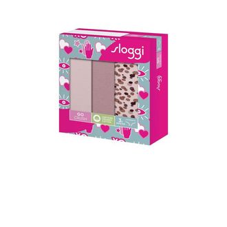sloggi Lot de 3 culottes en coton m&eacute;lang&eacute;