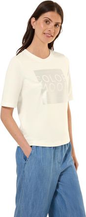 Cecil Damen B323374 T-Shirt, Vanilla White, XXL