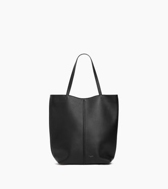 Le Tanneur Sac cabas moyen mod&egrave;le Hortense en cuir grain&eacute; double face