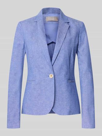 Christian Berg Regular Fit Blazer aus Leinen-Mix mit Paspeltaschen