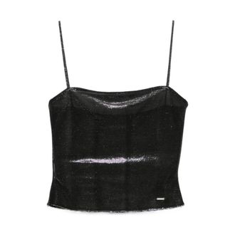 Gucci Jerseyhose mit schillerndem Effekt - - Tops - Damen - Schwarzk - L
