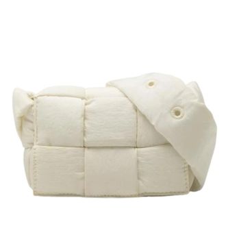 Bottega Veneta Pre-owned Nylon Umh&auml;ngetasche - - Pre-owned - Damen - Wei&szlig; - ONE SIZE