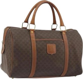 Celine Pre-owned Vintage Boston Bag - Femme - Pre-owned - Brun - Taille: ONE Size
