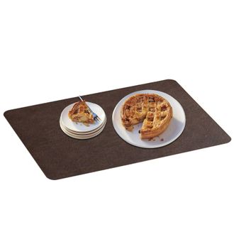 Generico Tischset f&uuml;r die K&uuml;che, aus Leder, hitzebest&auml;ndige K&uuml;chenutensilien, Tee-Untersetzer f&uuml;r Zuhause, Familie, Partys, B&uuml;ro, Restaurant, Caf&eacute;