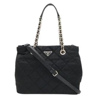 Prada Pre-owned Vintage Nylon Shoulder Bag - - Pre-owned - Damen - Schwarzk - ONE SIZE