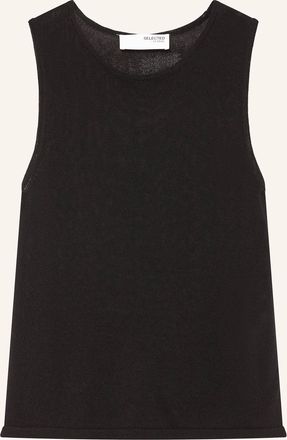 Selected Stricktop schwarz