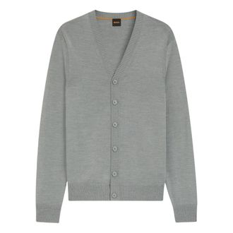 HUGO BOSS Avac CD Cardigan - - Knitwear - Herren - Grau - 2XL