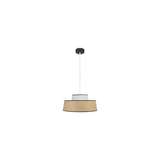 Fabrilamp Fabrilamp - Verstellbare Pendelleuchte Jia 1 Licht Natur/Wei&szlig;