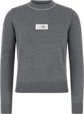 Maison Margiela Damen, Strickwaren, Grau, XSGr&ouml;&szlig;e