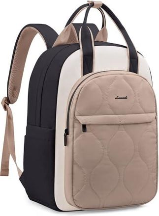 Lovevook Sac à dos pour femme, ordinateur portable, sac à dos décole, sac à dos léger, tampon, pour femme, grand travail, professeur, sac à dos élégant, pour l