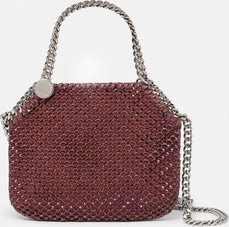 Stella McCartney Falabella Nano Tote Bag, Woman, Berry