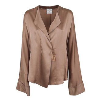 Forte_Forte MY Shirt - - Blouses & Shirts - Damen - Braun - L