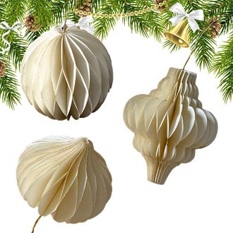 Generic Weihnachts-Papier: Bunte Papieranh&auml;nger, Basteldesign, Feste, elegante Dekoration | mit Weihnachtsbaum, Ferienhaus, Party Decorati