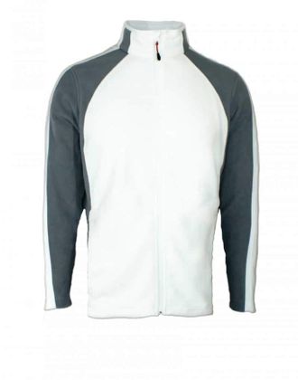 Engelbert Strauss e.s. microflece Jacke dryplexx Micro Weiss/Schwarz/Grau (Weiss, XXL)