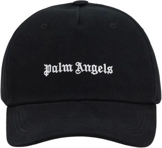 Palm Angels Homme, Accessoires, Noir, Taille: ONE Size Casquette de baseball avec fermeture ajustable