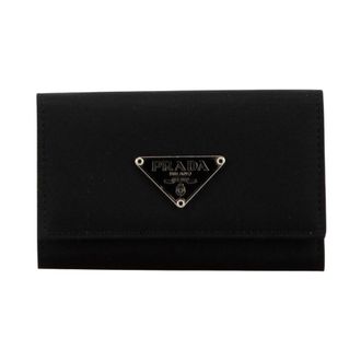 Prada Porte-cl&eacute;s Tessuto Pre-owned - Femme - Pre-owned - Noir - Taille: ONE Size
