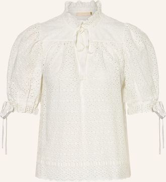 Ulla Johnson Ulla Johnson Blusenshirt Alouette Aus Lochspitze weiss