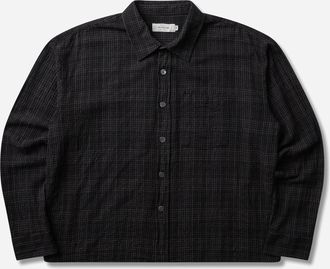 Mfpen Men s Priority Shirt Overdyed Black Check