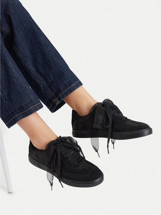 Calvin Klein Sneakers Calvin Klein Low Pro Cupsole Wt Satin Mix HW0HW03288 Schwarz
