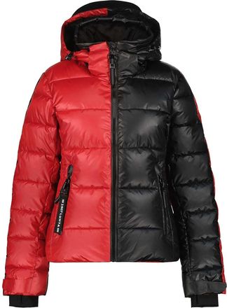 Luhta Damen Skijacke Kallunki (DE/NL/SE/PL, Numerisch, 36, Regular, Regular, rot/schwarz)