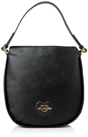 Love Moschino Damen Schultertasche, Schwarz Schultertasche, Schwarz