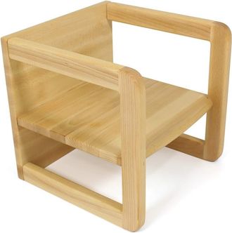 Jan Kurtz 500150 Kindersessel/Kindertisch Hugo Buche Natur Bio gewachst 35 x 29 x 33