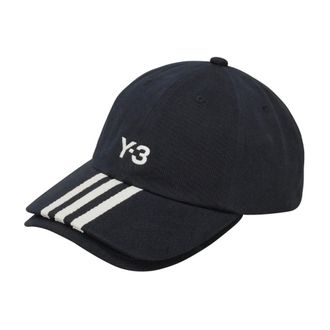 adidas unisex, Accessoires, Noir, Taille: M Casquette &agrave; Rayures Noire Double Visi&egrave;re