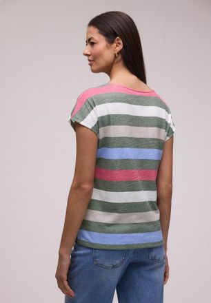 Street One T-Shirt mit V-Ausschnitt