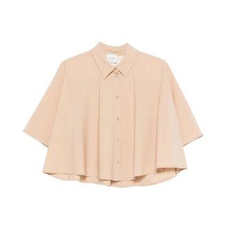 Alysi Hemd mit Knopfverschluss - - Blouses & Shirts - Damen - Beige - XS
