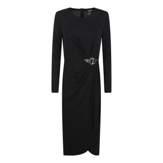 Ralph Lauren Femme, Robes, Noir, Taille: 34 FR Sablise Long Sleeve Day Dress