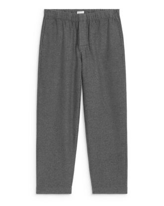 Arket Pull-on-Flanellhose -Grau