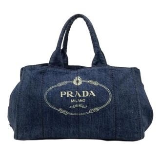 Prada Pre-owned Sac seau en denim - Femme - Pre-owned - Bleu - Taille: ONE Size