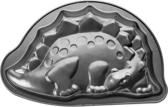 Ibili Ibili 828730 Dinosaurier-Backform, Stahl, schwarz, 32 x 20 x 5 cm