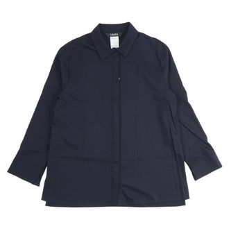 Max Mara Femme, Blouses et Chemises, Bleu, Taille: 44 FR Cara Shirt