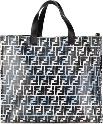 Fendi Hobo Bags - Joshua Vides Zucca Coated Canvas Cloudy Shopper Sa - Gr. unisize - in Blau - für Damen