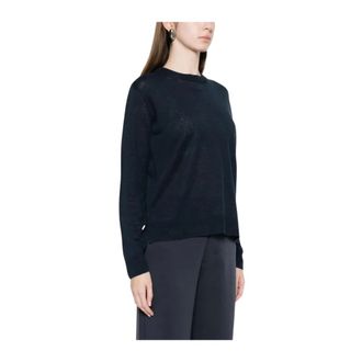 Max Mara Femme, Pulls, Bleu, Taille: 40 FR Pull ras du cou