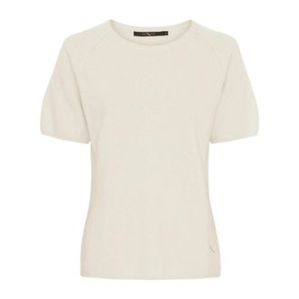 BTF-CPH Kaschmir & Merino T-Shirt - - Knitwear - Damen - Beige - XL