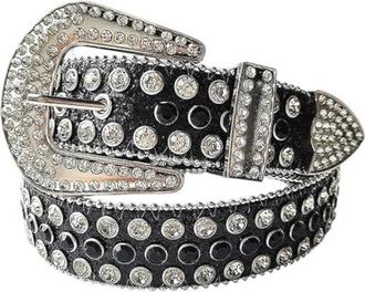 Generic Ceinture en cristal de style coréen pour femme - Accessoire décontracté, 3, 115 cm