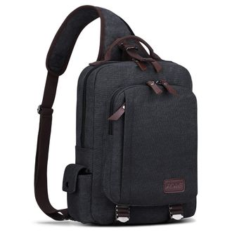 S-Zone Sling Rucksack Herren Brusttasche 13 Inch Crossbody Umh&auml;ngetasche Schultertasche Sporttasche Bodybag Sling Bag Daypack Backpack Outdoor Wandern Radfah
