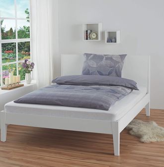 Sleepdown Bettw&auml;sche-Set mit Kissenbez&uuml;gen, geometrische Illusion, 100% Baumwolle, Bettbezug 135 x 200 cm + 1 x 80 x 80 cm, Grau