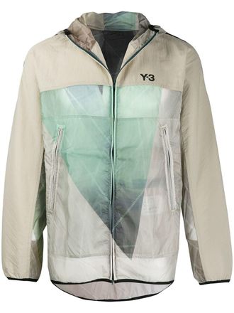 Yohji Yamamoto Sportjacke mit Batikmuster - Nude