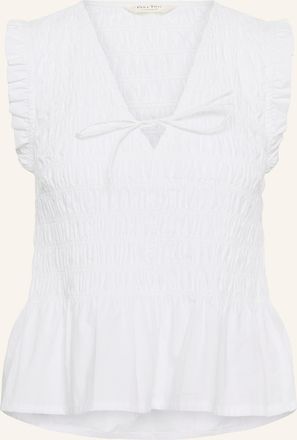 Part Two Top Borgnypw Mit R&uuml;schen weiss