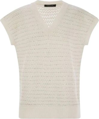 Fabiana Filippi Femme, Pulls, Blanc, Taille: 38 FR Pull