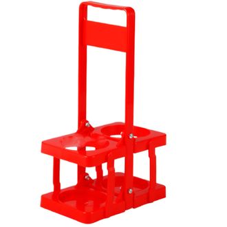 Generic Bierflaschenregal - Faltbarer Handkorb, tragbarer Flaschenhalter für 2 Flaschen für Partys, Reisen im Freien, Picknick | Langlebiger PP-Halter für Whi