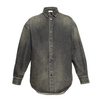 Fear of God Snap Front Denim Overshirt - - Jackets - Herren - Grau - S
