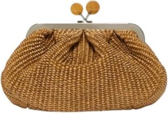 Max Mara Femme, Sacs, Orange, Taille: ONE Size Borsa Weekend