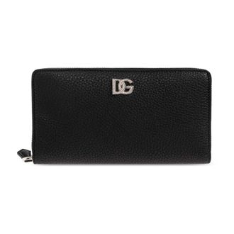 Dolce & Gabbana Kalbsleder-Portemonnaie mit Logo - - Accessories - Herren - Schwarzk - ONE SIZE